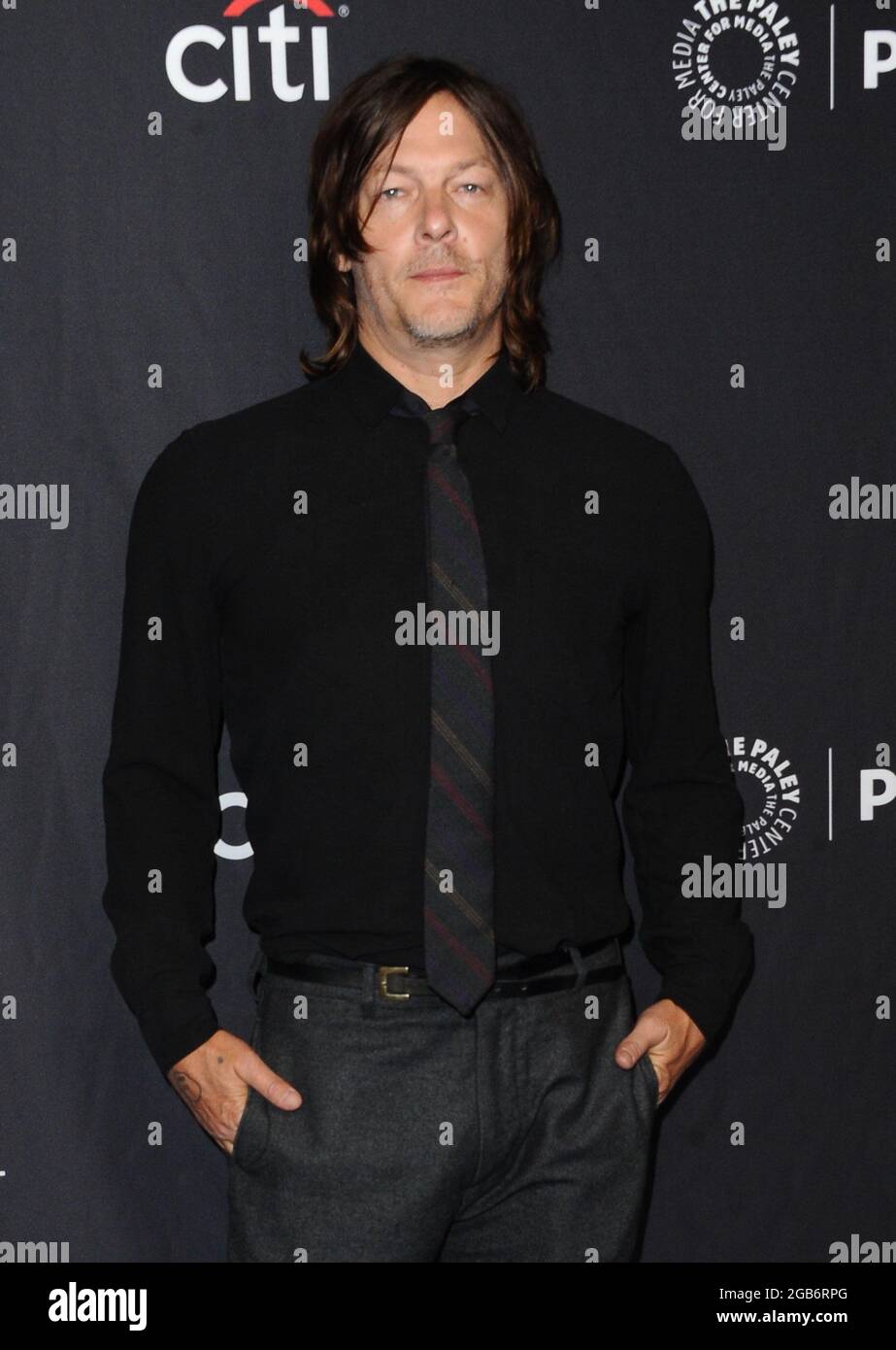 Hollywood - CA - 03/22/2019 PaleyFest LA AMC`s The Walking Dead -PICTURED: Norman Reedus Sara De ...